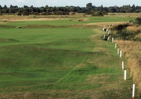 What do those colored stakes on the course actually mean?
