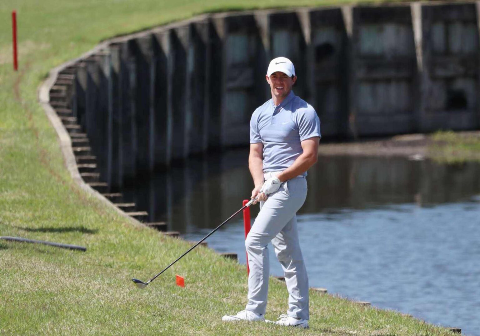 What do those colored stakes on the course actually mean?