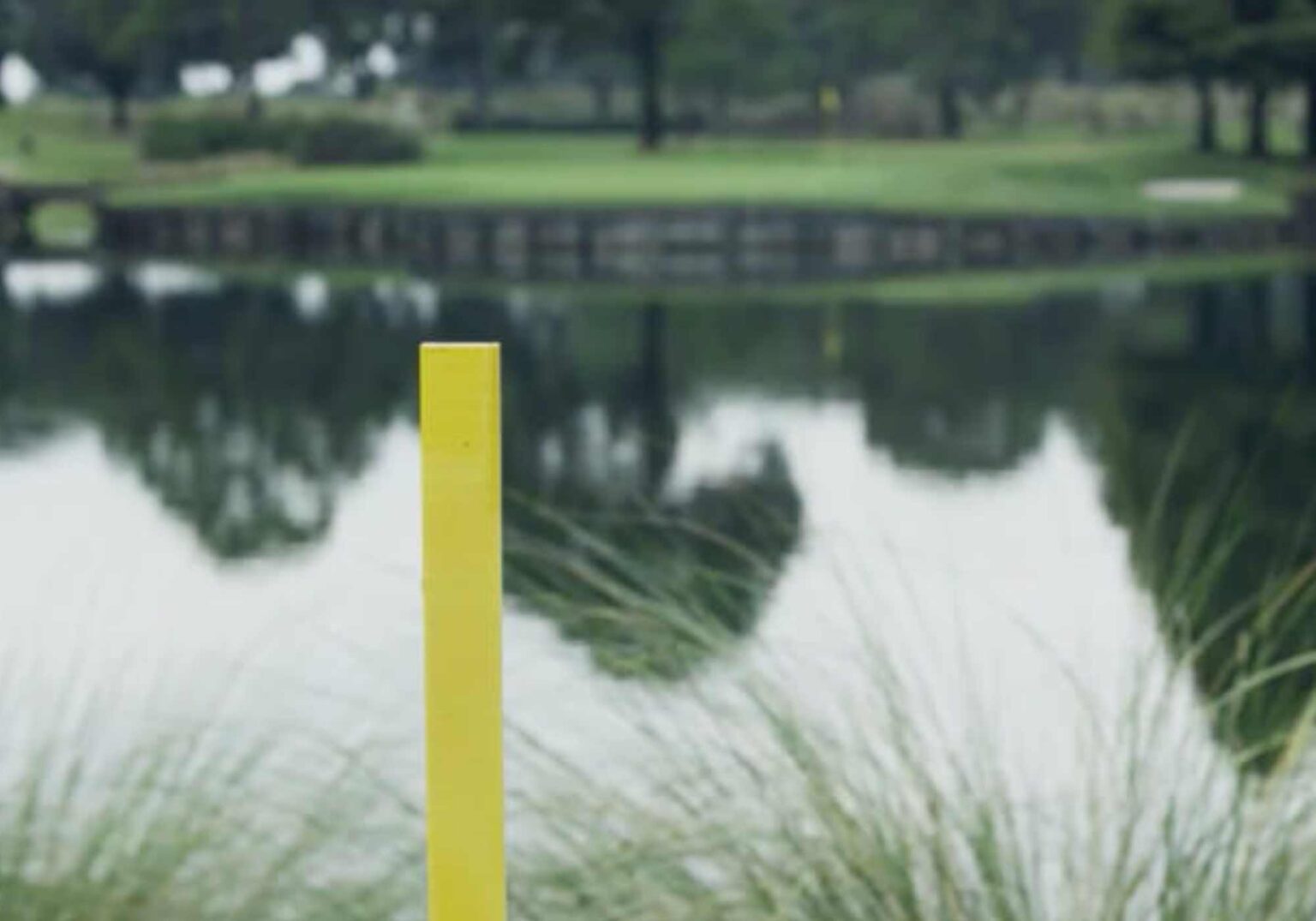 What do those colored stakes on the course actually mean?